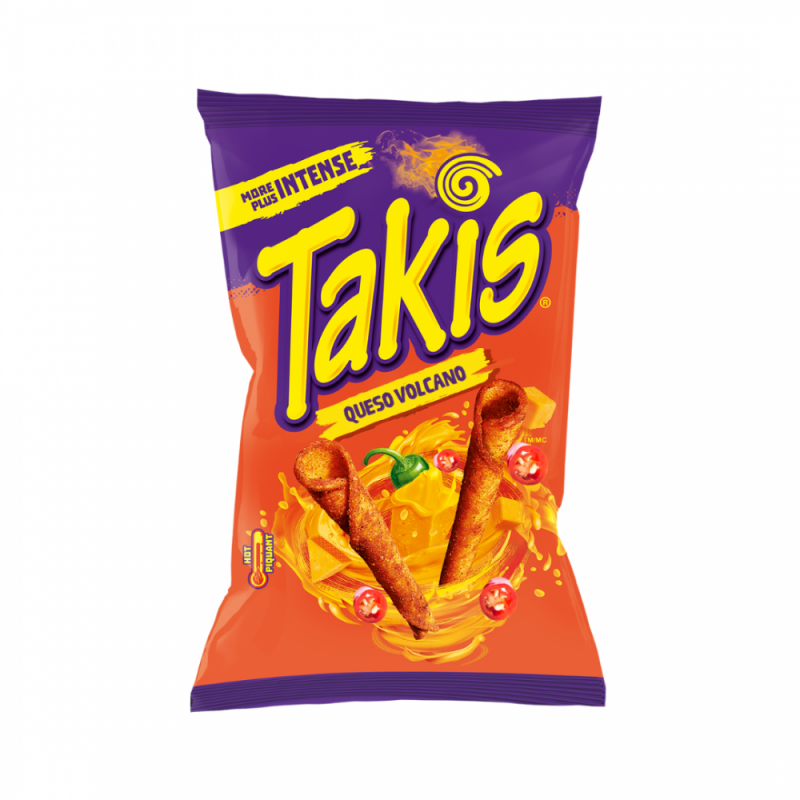 Takis Queso Volcano - Mexikanische Chips 90g | 8412600028605